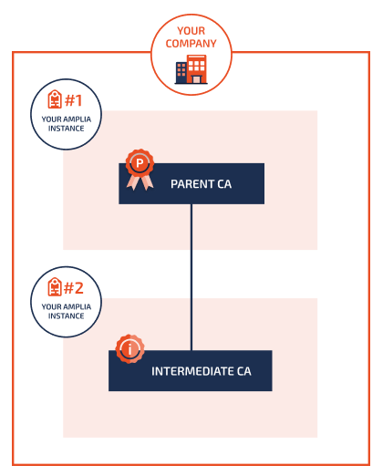 Create an intermediate CA - Amplia | Lacuna Docs